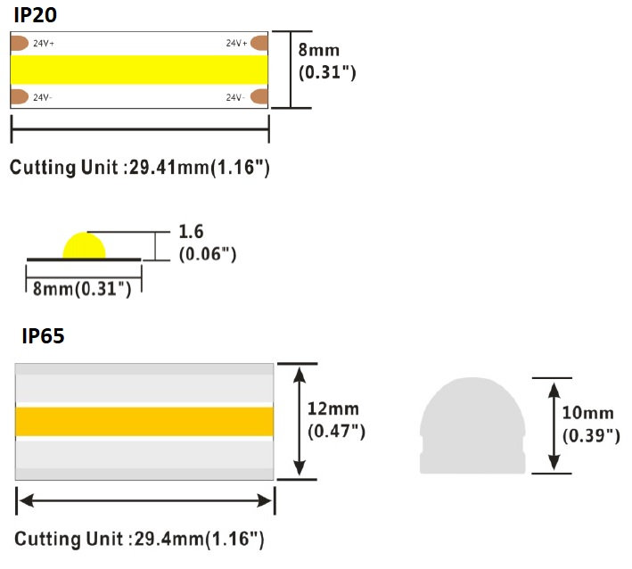 Dotless LED Strip Lights | Smooth, Bright Lighting Solutions
