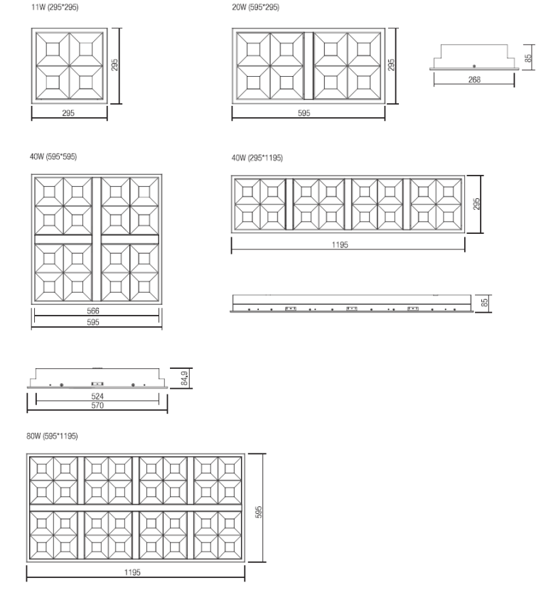 Lite Unite Troffer LED Series UGR16 - Lite Unite